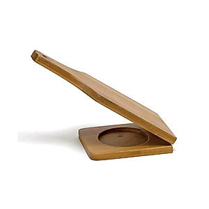 IMUSA USA Traditional Small Bamboo Tostonera/Plantain Masher