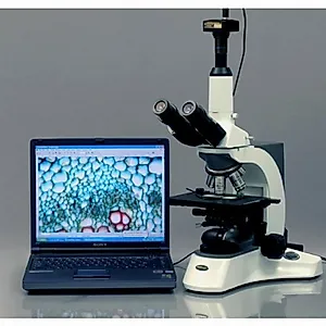 AmScope - 18MP USB 3.0 Color CMOS C-Mount Microscope Camera with Reduction Lens - MU1803-HS-CK