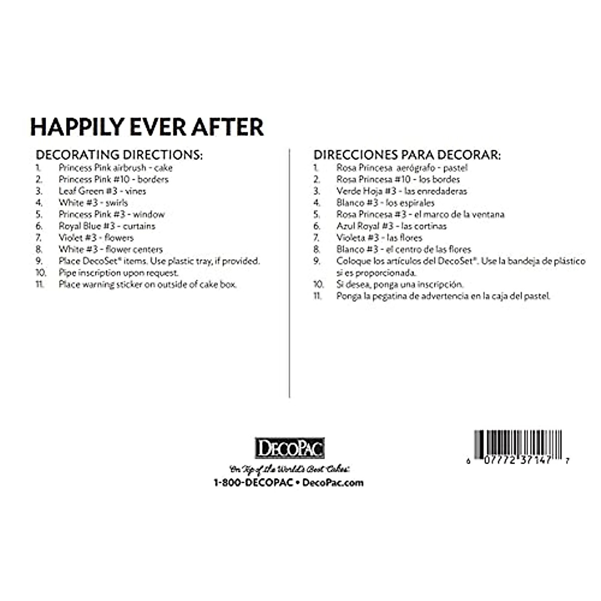 DECOPAC Disney Princess Happily Ever After Signature DecoSet Cake Topper, 4.8" L x 2.5" W x 6" H, Pink