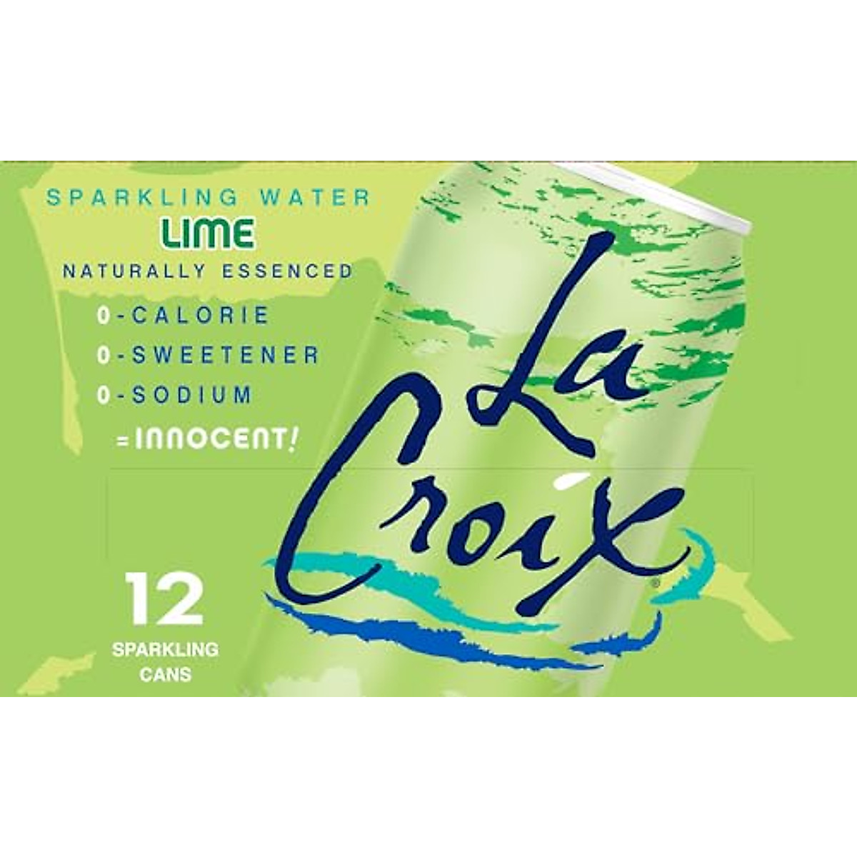 LaCroix Sparkling Water, Lime, 12 Fl Oz (pack of 12)