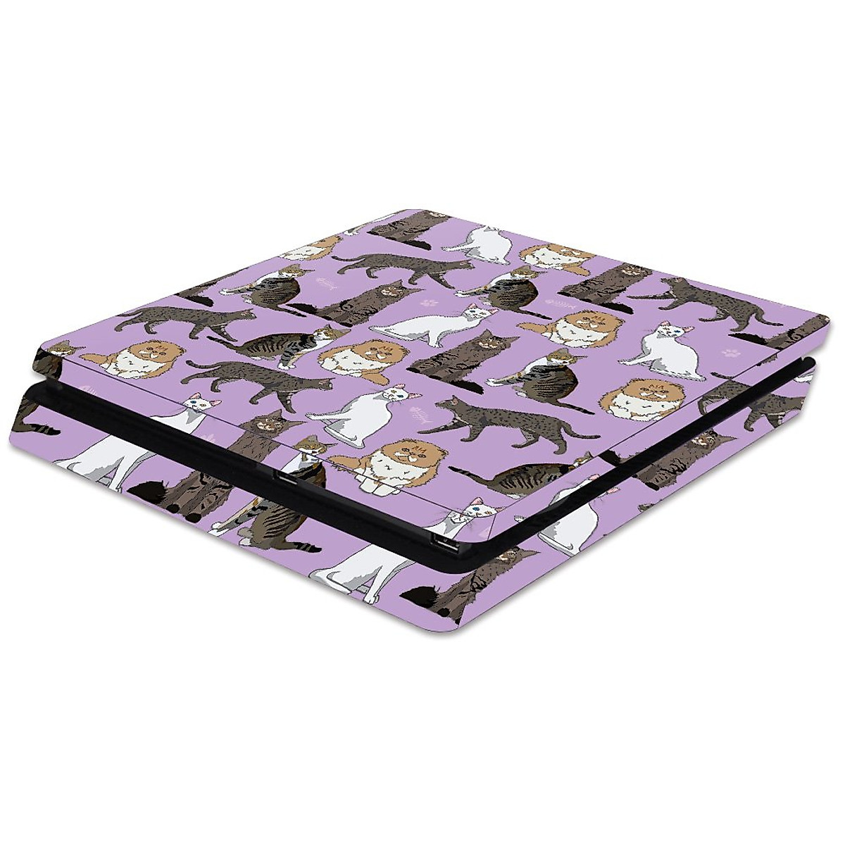 MightySkins Skin Compatible with Sony PS4 Slim Console - Cat Chaos | Protective, Durable, and Unique Vinyl Decal wrap Cover | Easy to Apply, Remove, and Change Styles | Made in The USA