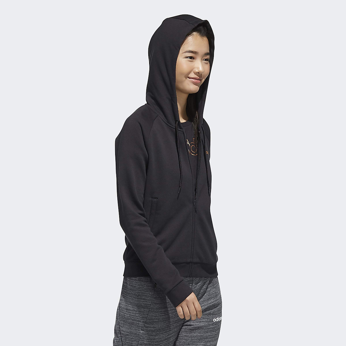 adidas Womenomen E Brand Hd Tt, Black/Copper Metallic, X-Small