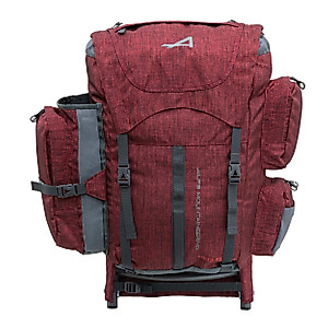 ALPS Mountaineering Rock 34L, Heather Red/Gray, 34 Liters
