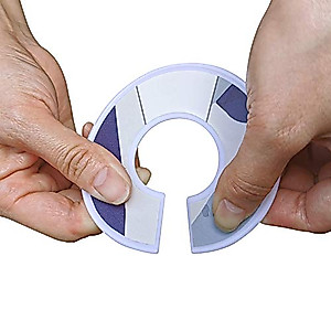 Baby Closet Size Dividers, Modern Graffiti pattern Unisex Nursery Closet Dividers, Closet Organizer, Nursery Decor & Baby Gift (Red)