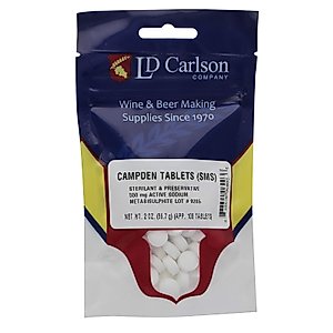 Campden Tablets (sodium metabisulfite) - 2 Oz(100 Tablets)