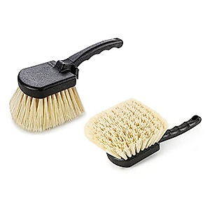 Harper 37518500 Heavy Duty Cleaning Set with Outdoor Push Broom, Floor Squeegee, Debris Pan and Handheld Scrubbing Brush