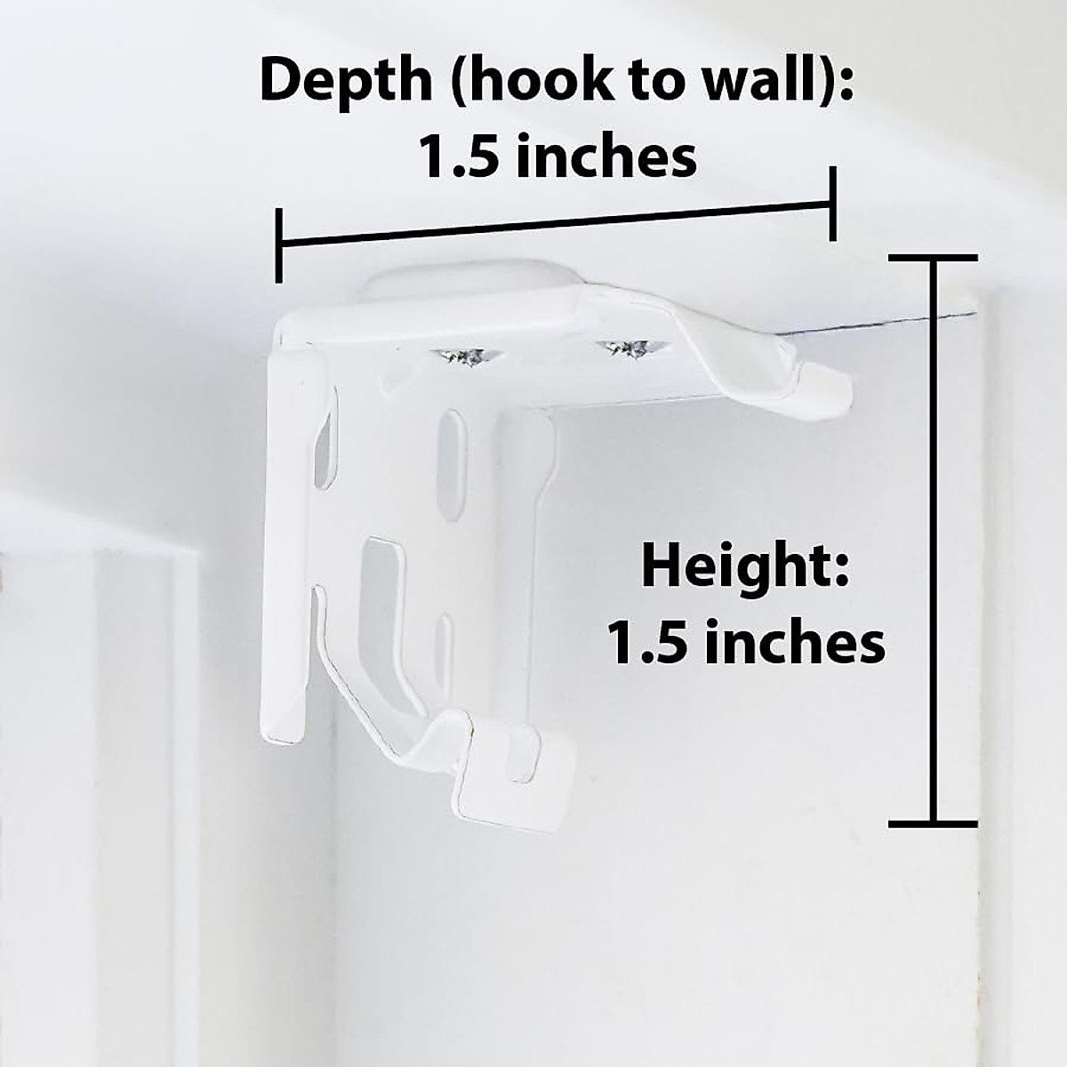 Vinyl Mini Blinds 1-inch Cordless Room Darkening Blind for Windows - Starting at $9.97 - (Over 1,400 Add'l Custom Sizes) Vinyl Blinds, Mini Blinds, Window Blinds Cordless, White - 26" W x 60" H