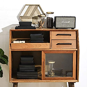 Stone Lain Grace Square Stoneware Dinnerware Set, 12 Piece Service For 4, Black