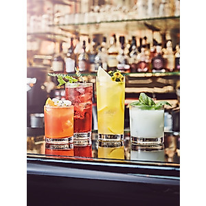 Arc Cardinal Precision Beverage/Iced Tea/Cooler Glass with Sheer Rim, Made in USA, 15.5-Ounce, Set of 12