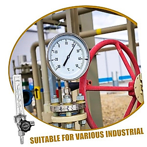 CHILDWEET 3pcs Barometer Gas Flow Meter Carbon Dioxide Flow Indicator Argon Flow Meter Flowmeter Argon Regulator Measurement Tool Flow Meter Tube Air Flow Meter Transparent Plastic