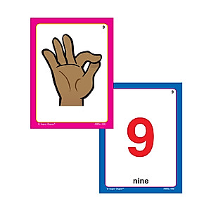 Super Duper Publications| 400 American Sign Language (ASL) Flash Cards Fun Deck | Educational Learning Resource for Children