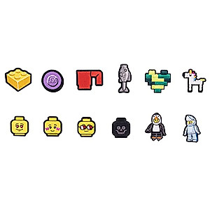 LEGO Mystery Patch Backpack & Pouch Series 3 With 6 Assorted Patches, Grey