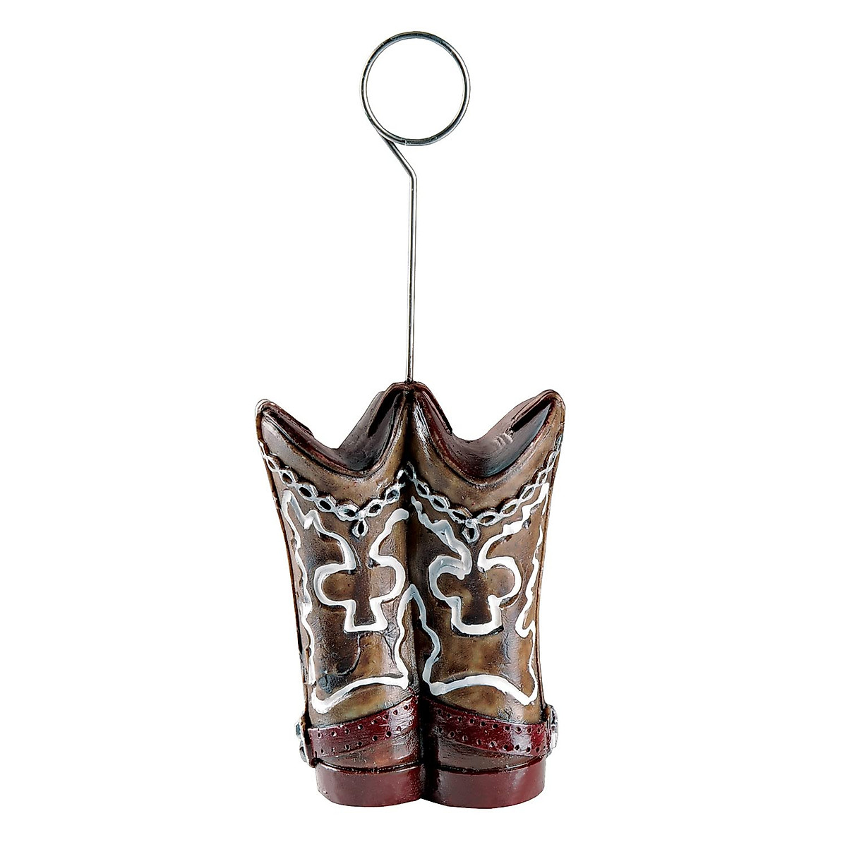 Cowboy Boots Photo/Balloon Holder Party Accessory (1 count)