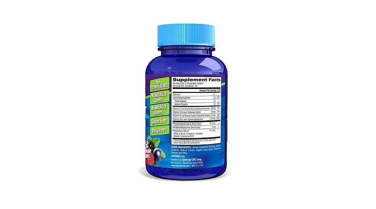 Focus Factor Kids Chewable Vitamins for Brain Health