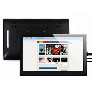 13.3inch HDMI LCD (H) (with case), IPS 1920x1080 Capacitive Touch Screen Display LCD with Panel Protection Cover Case Supports BB Black Raspberry Pi 4 3 2 Raspbian Ubuntu WIN10 IOT Mini PC @XYGStudy
