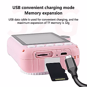 1080p Front Rear Dual Cameras Digital Camera for Kids Photography Video Durable Easy to Use Video Selfie Record Life Digital Camera Digital Action Camera Students Teens