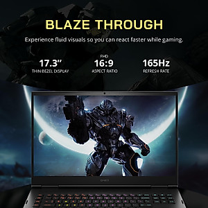 HP 2022 OMEN 17.3" 165Hz Gaming Laptop, Intel 12th Core i7-12700H, 32GB DDR5 RAM, 1TB PCIe SSD, NVIDIA GeForce RTX 3070Ti, RGB Backlit Keyboard, Windows 11, Shadow Black, w/ 32GB USB Business Card