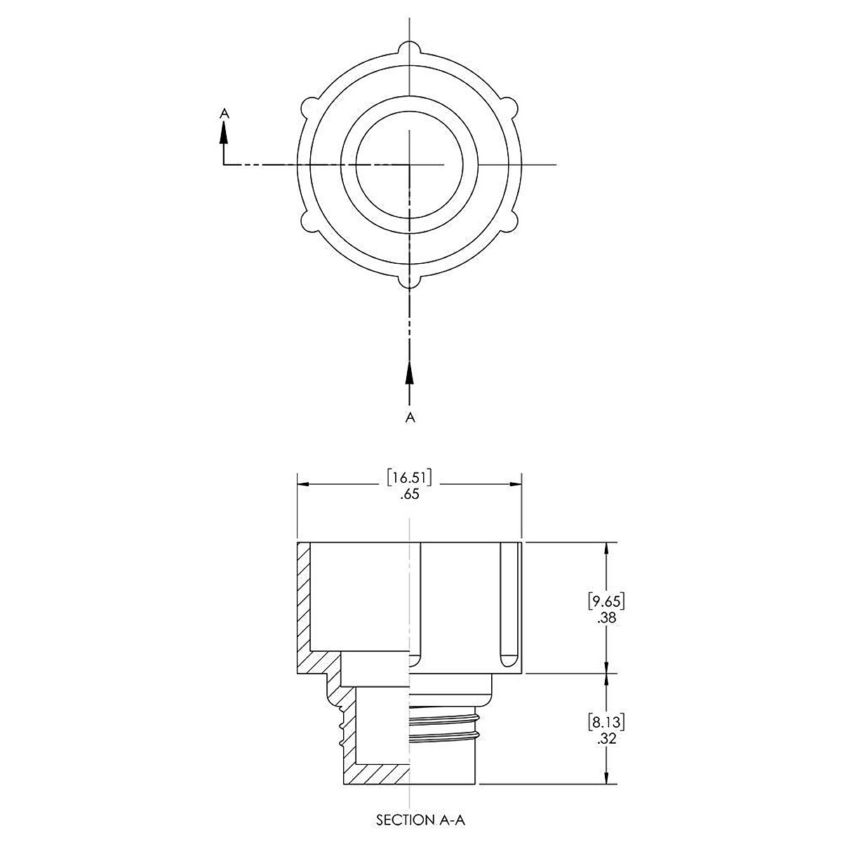 Caplugs PDO-104 – PDO Series – Plastic Threaded Plugs for SAE O-Ring Ports, 1000 Pack, To Plug Thread Size 7/16" - 20, High-Density Polyethylene (PE-HD), Red (99191593)