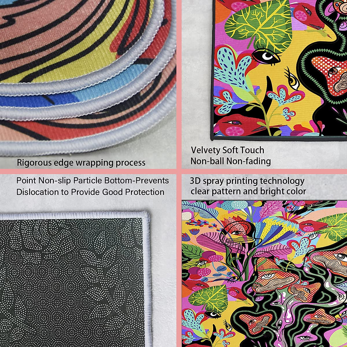 Somiso Area Rug Aesthetic Yoga Constellation Decor Rugs Floor mat Carpet Non Slip Durable Rugs for Bedroom Living Room Aesthetic (39"x59")