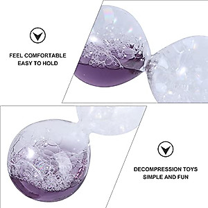 UPKOCH Hour Glass Timer- Ornament Desk Classroom Foam Sandglass Mins/Hourglass Play Home Sensory Dream Glass Mixed Covered Birthday Bedroom for Oil Clock Singing Bubble Water Wiggler