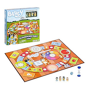 Bluey Scavenger Hunt Game. A Fun Board Game Full of Fun Activities to Perform, Things to Find and Questions to Answer