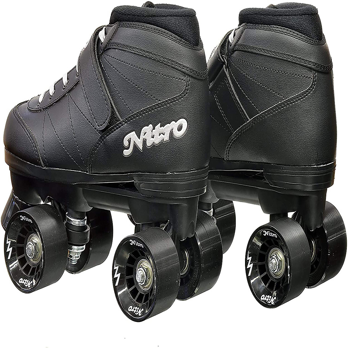 Epic Skates Super Nitro Indoor/Outdoor Quad Speed Roller Skates, Adult 6