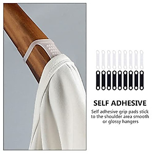 Cabilock for Grip Stripes Non Clo Wardrobe Strips Grips Stickers Hanging Anti-Skid Environmental-Friendly Rack Hangers Non-Slipping Decals Coat Accessories Anti- Adhesive Anti- 50pcs
