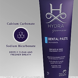 Hydra Professional Dental Paste, Fluoride-Free Pet Toothpaste, Breath Freshener for Dogs and Cats, Suitable for All Breeds, 5 Ounces