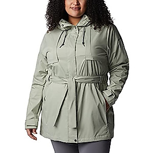 Columbia Women's Pardon My Trench Rain Jacket, Safari, Medium