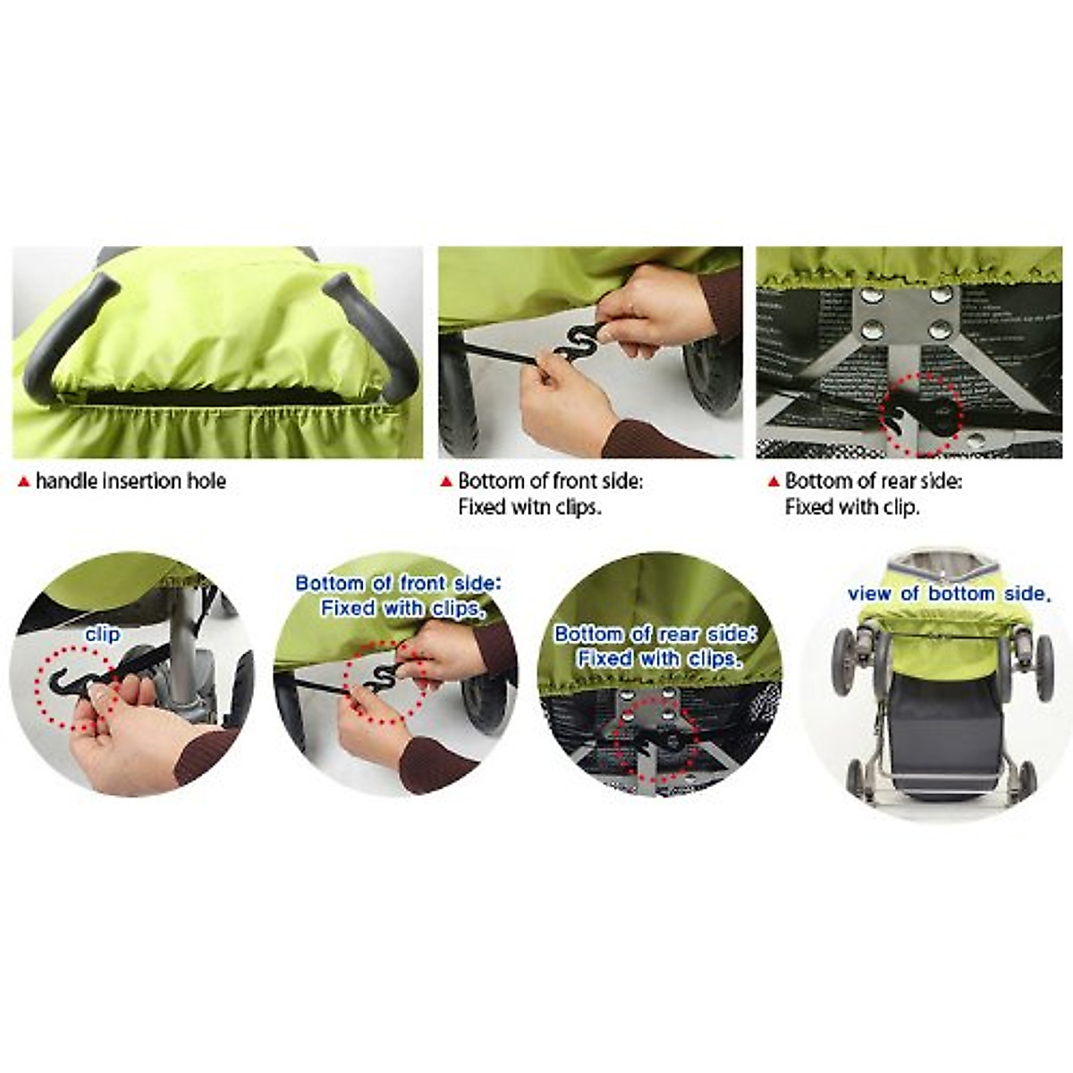 Manito Elegance Plus Stroller Weather Shield/Rain Cover, Gray