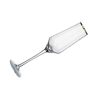 BESTOYARD Glassware Champagne Goblets Martini Wine Glass Cups Elegant Flutes Cocktail Flute Mixing Goblet Cups Cocktail Highball Glasses for Wedding Anniversary 300ml Martini Tumbler