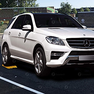 ZONETECH Tire Saver Ramps Premium Quality Portable Highly Visible Yellow Tire Cradle Vehicle Travel Ramps for Storage-Flat Spot and Flat Tire Prevention (4-Pack)