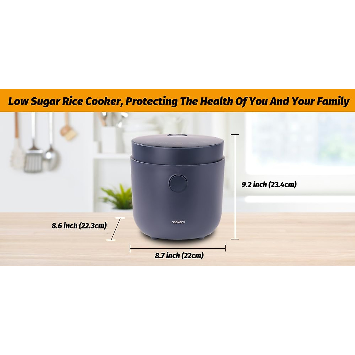 Clivia Low Sugar Rice Cooker 2L Healthy Low Carbohydrate, Mini Rice Cooker Rice Cooker, Stainless Steel Multifunctional Pot, Home Fully Automatic Multifunctional Rice Cooker