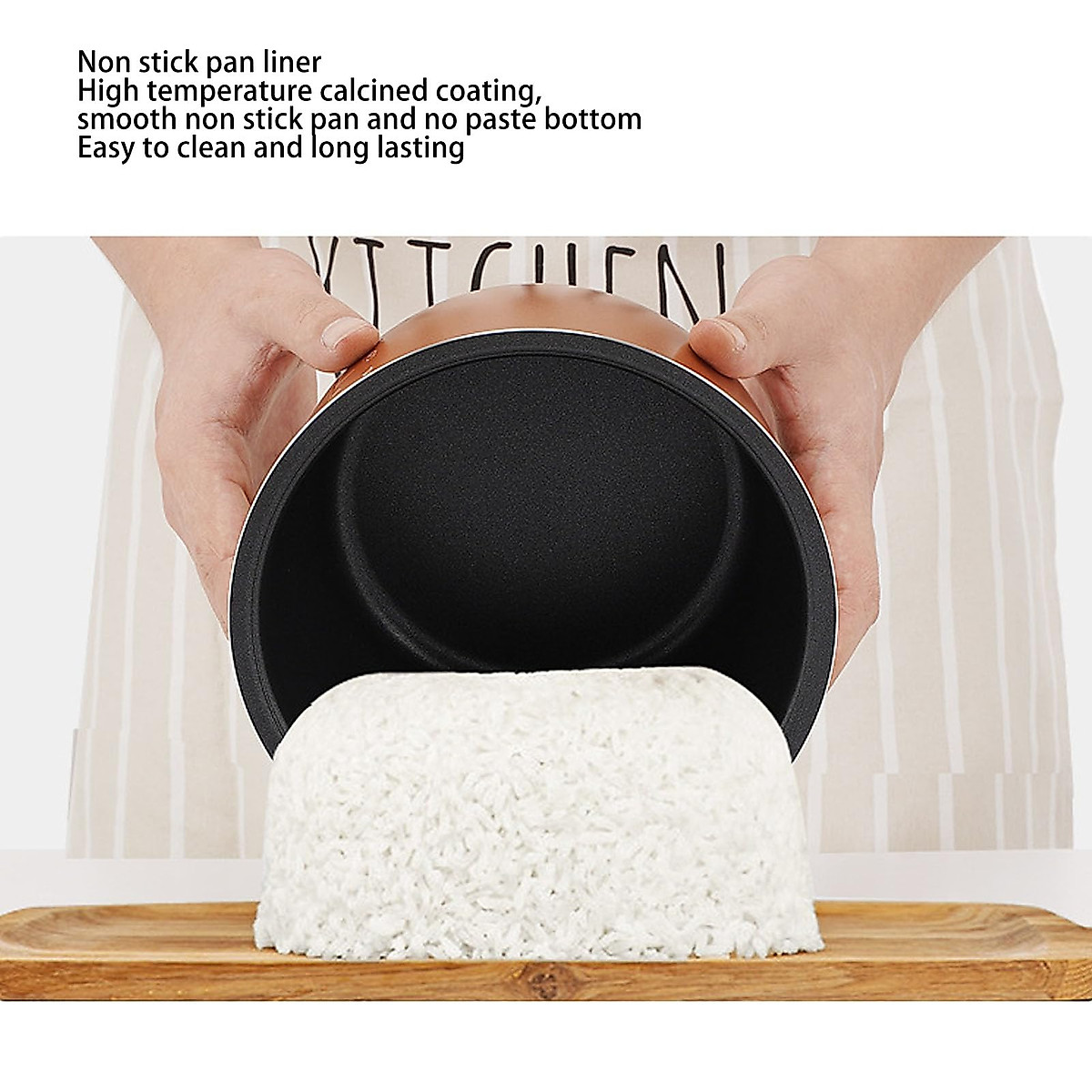 Mini Rice Cooker, 2L Portable Stick Proof Multifunctional Travel Rice Cooker with Inner Pot Steam Basket, 24H Reservation, Cooking Heating and Keeping Warm for Cars,