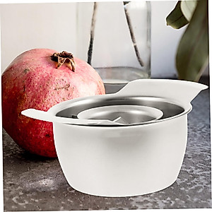 SHOWERORO 1 Set Peeler bottle opener Stainless Steel Pomegranate Deseeder Stainless steel Pomegranate Peeler With Bowl Convenient Pomegranate Peeler peeling tool set manual peel peeled