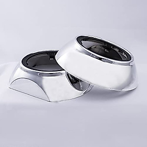 YUFANYA 3.0Inch Projector Shrouds Universal Silver Mask for 2.5Inch or 3.0Inch Projector Lens…