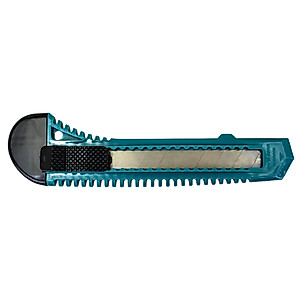 MotoProducts 5 Turquoise Retractable Utility Knife Wholesale 6 inch Manual Lock Box Cutter Snap Off Blade