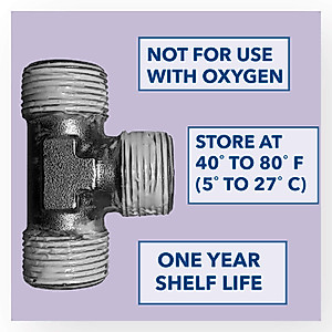 FasSeal-ATS Anaerobic Thread Sealant With PTFE, Fast Curing, For Metal, Resists Water Chemicals and Oils, Seals to 10,000 PST, 50 ml. Tube