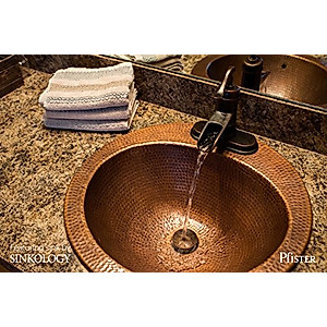 Pfister Ashfield Bathroom Sink Faucet, Single Handle, Single Hole or 3-Hole, Rustic Bronze Finish, LF042YP0U