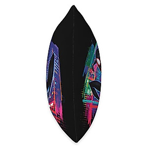 Marvel Spider-Man Miles Morales Graffiti City Throw Pillow
