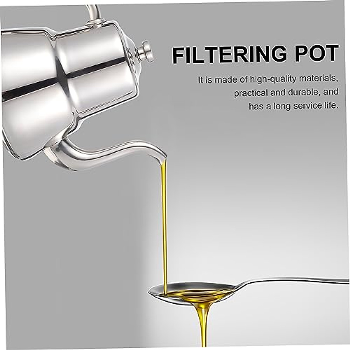 Gadpiparty 1pc Kettle Hand Coffee Maker Pot Electric Vintage Teapot Whistling Retro Coffee Maker Coffee Maker Retro Home Espresso Machine Large Capacity Teapot Stainless Steel Grey