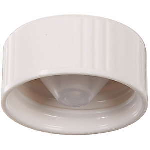 LanJing 366228216 Clear 20ml Borosilicate Glass Heat-Resistant Scintillation Vial with Cone Shaped Liner 22-400 Urea Screw Cap Attached(Case of 500)