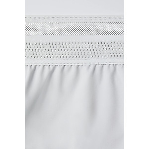 Fabletics Men's The Fundamental Short (Lined), Workout, Running, Training, Gym, Yoga, Ultra Lightweight, Athletic, 7" Inseam, XXL, Mineral Grey