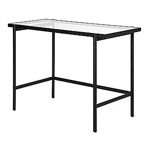 Tamar 42'' Wide Rectangular Writing Desk in Blackened Bronze