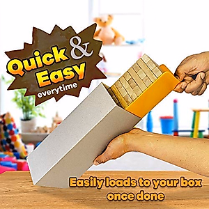 Hogar Wood Block Tower Stacking Tray Game Accessory Ages 6 to Adult - Compatible with Tipsy Tower, Lewo, WE Games and More