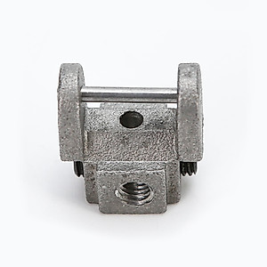 2Pcs Scroll Saw Blades Holders Conversion Kit, Universal Pin-Less Adapter Metal Upper/Lower Blade Clamp Holders Accessories Part, Suitable for Saw Blade Size 133 * 0.7 * 0.7 mm