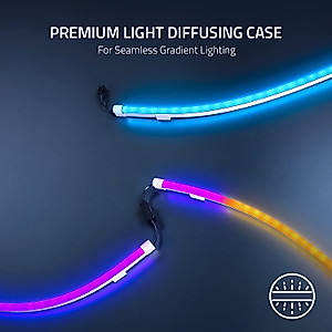 Razer Chroma Light Strip Expansion Kit: Chroma RGB - Premium Light Diffusing Case - Universal Compatibility with Any ARGB Device