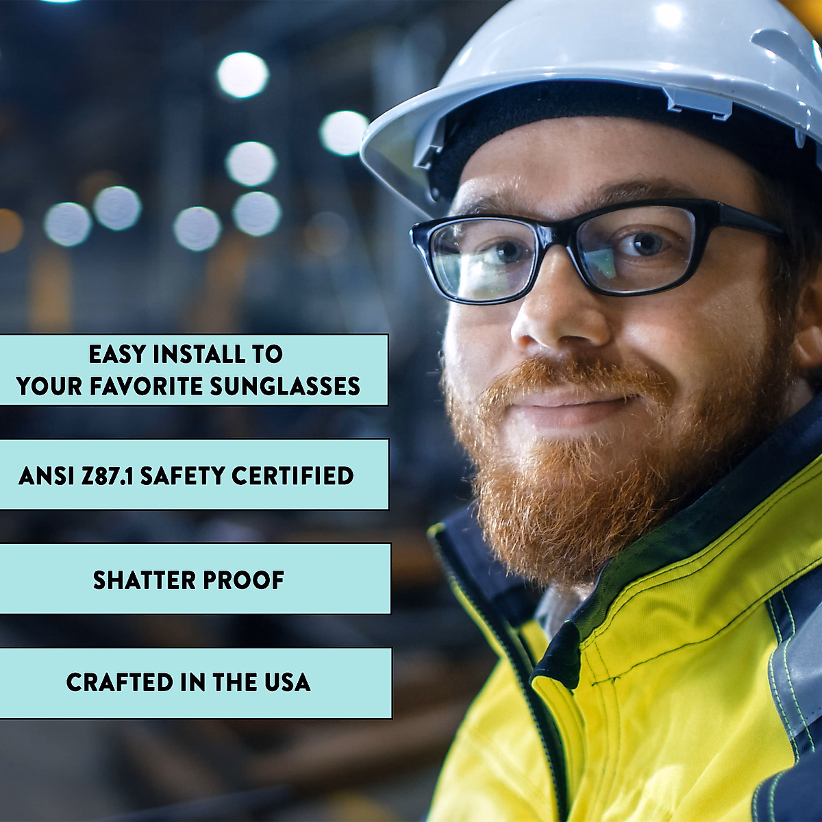 Apex Lenses Clear Replacement Lenses for Ray-Ban Meta Wayfarer RW4006 (50MM) Sunglasses