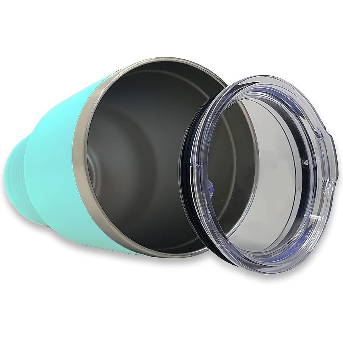 LaserGram 30oz Vacuum Insulated Tumbler Mug, Hecho en San Luis Potosi, Personalized Engraving Included (Teal)