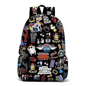 Eiajazet Anime Backpack Movie Bag Travel Hiking Daypack 17Inch Lightweight Backpack Perfect Gifts for Fans Men Women